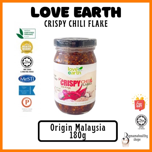 Love Earth Crispy Chili Flakes 180g | Shopee Malaysia