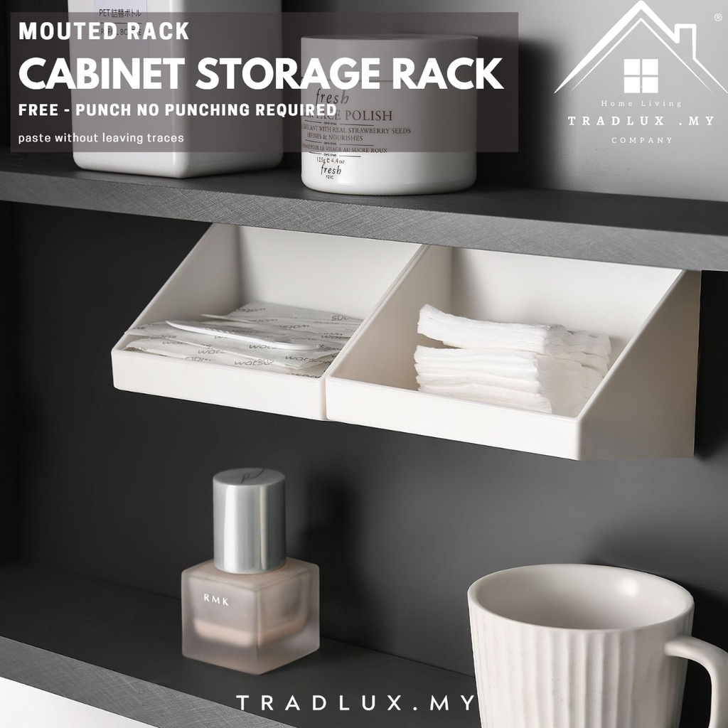 Tradlux Mirror cabinet oblique storage box bathroom shelf wall hanging ...