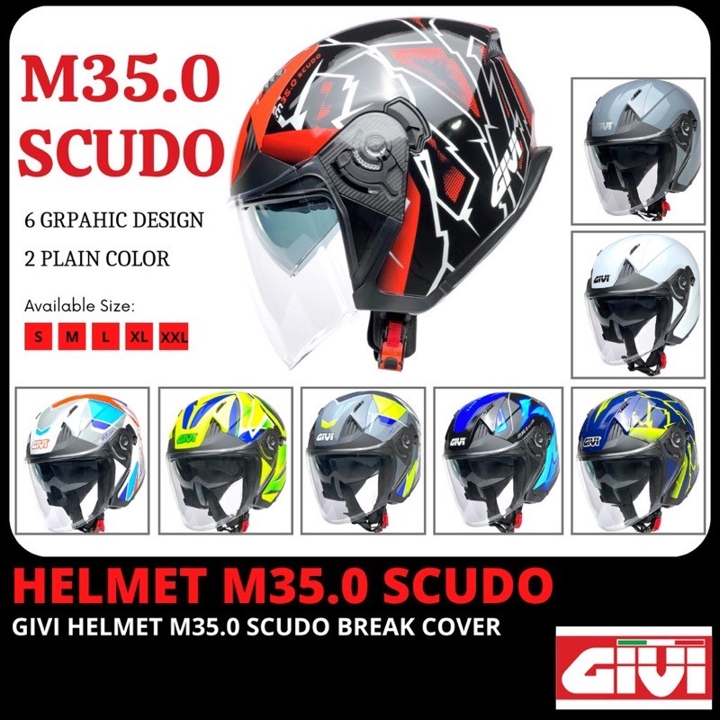 2022 NEW MODEL GIVI HELMET M35.0 OPEN FACE HELMET GIVI GRAPHIC DESIGN HELMET GIVI 35.0 GIVI 30.3 ...