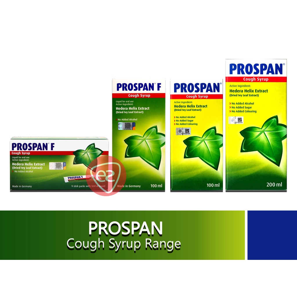 PROSPAN COUGH SYRUP ( 100ML / 200ML ) / PROSPAN F COUGH SYRUP ( 9 STICK ...