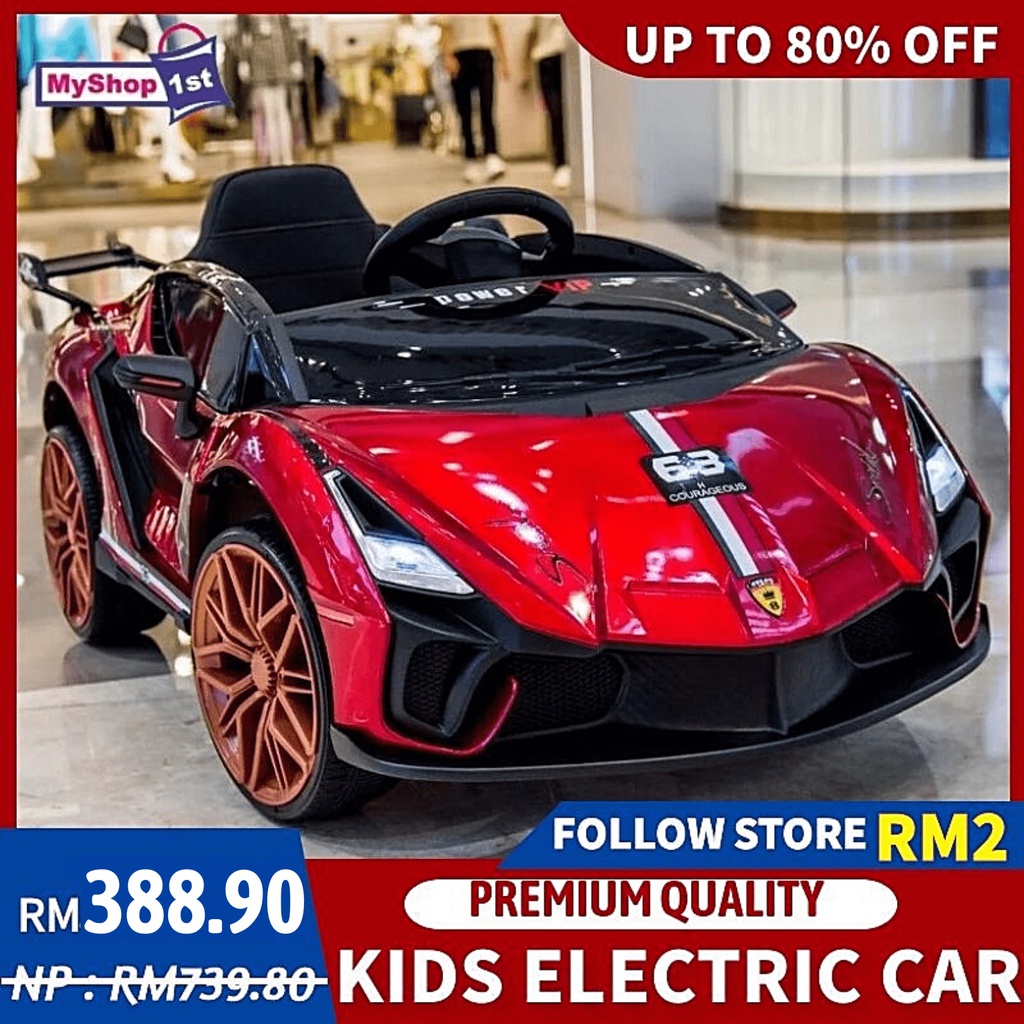 Premium Ferrari Children Electric Ride On Car With Parent Remote ...
