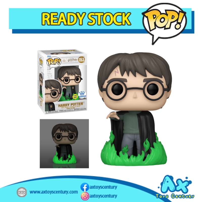 Funko Pop! HARRY POTTER WITH FLOO POWDER GITD #153 FUNKO EXCLUSIVE ...