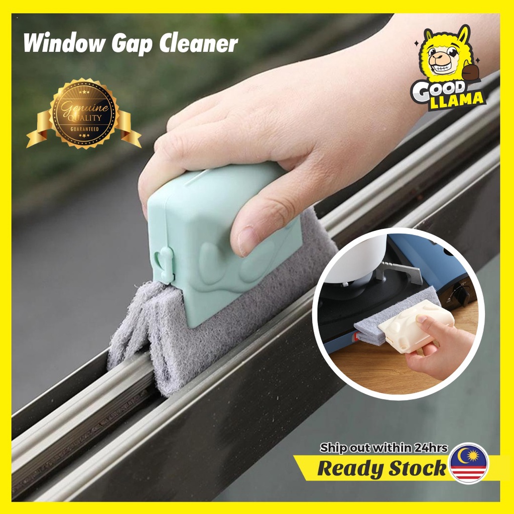 GOOD LLAMA Window Gap Cleaning Brush Pad Door Track Dust Corner Groove ...