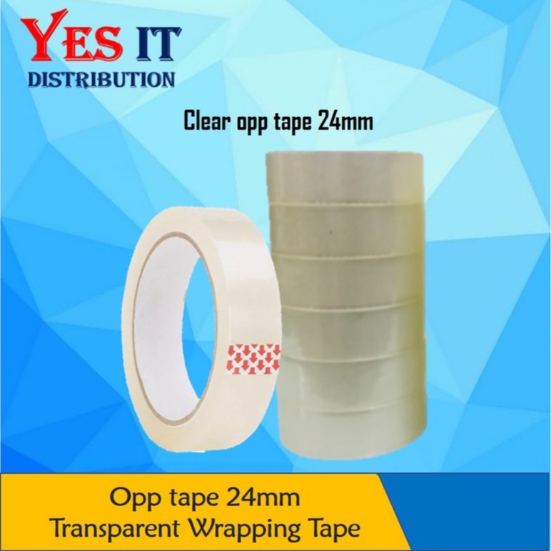 24mm Opp tape Sweetape Clear Transparent Wrapping Tape | Shopee Malaysia