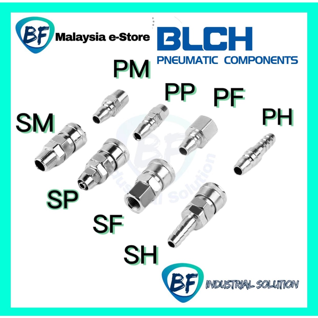 [BLCH] Pneumatic Air Coupler for Air Compressor 20, 30, 40 series ...