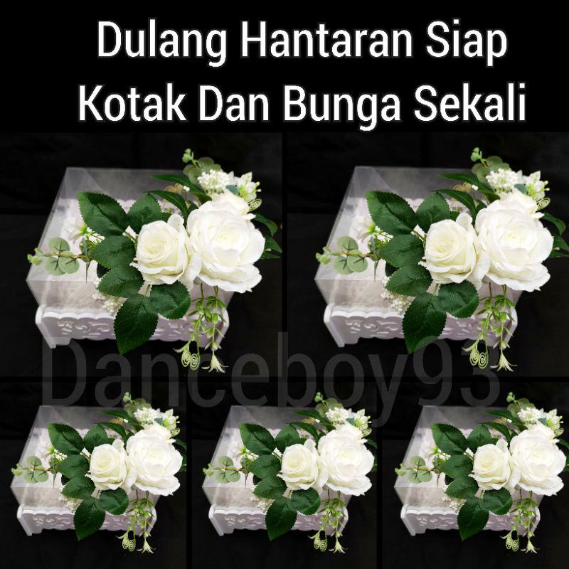 Dulang Hantaran Siap Kotak Dan Bunga Sekali/Dulang Siap gubah murah ...