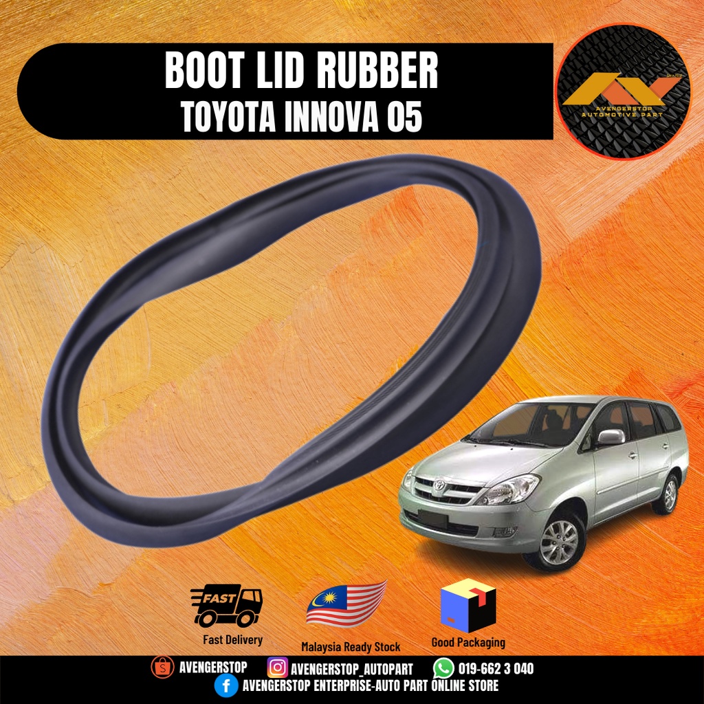TOYOTA INNOVA 2005 REAR BOOT BONNET TAIL LID RUBBER GETAH BONET ...