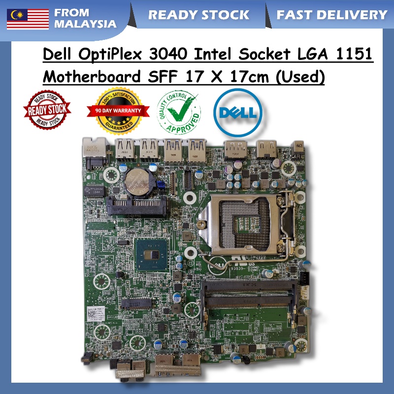 Dell OptiPlex 3040 Intel Socket LGA 1151 Micro Mini Motherboard SFF 17 ...