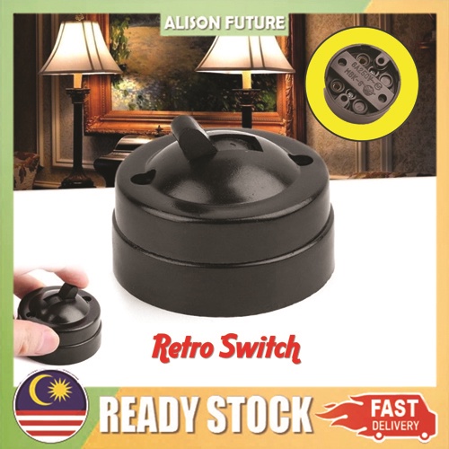 Retro Single Control Switch Old-fashioned Switch Mounted Wall Light ...