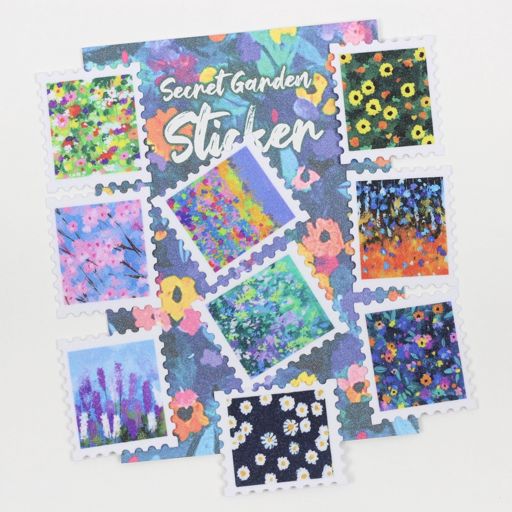 KAZEL LIM Watercolor Sticker Secret Garden | Shopee Malaysia