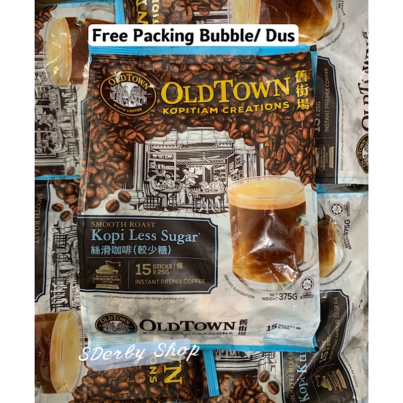Oldtown Kopitiam Creations Smooth Roast Old Town Less Sugar | Shopee ...
