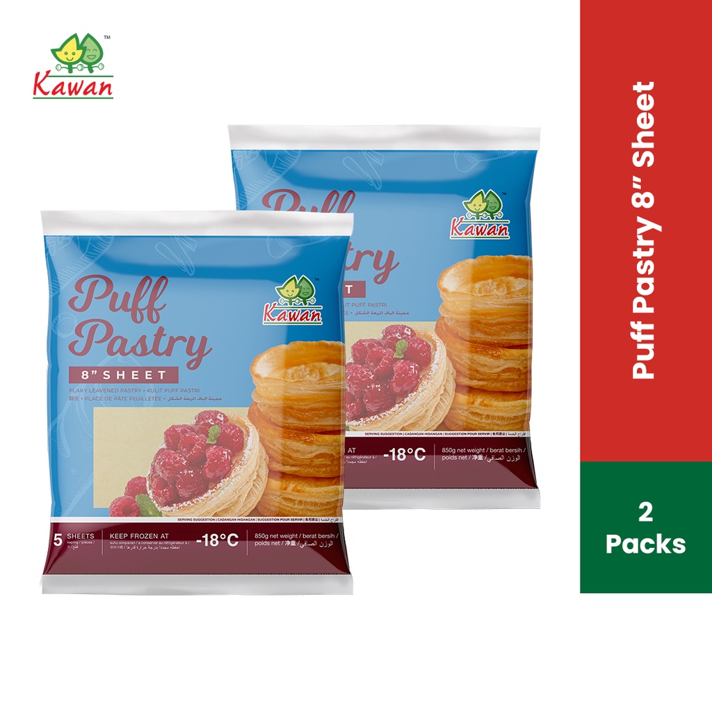 KAWAN Puff Pastry Sheet 8" (5 pcs - 850g) | Shopee Malaysia