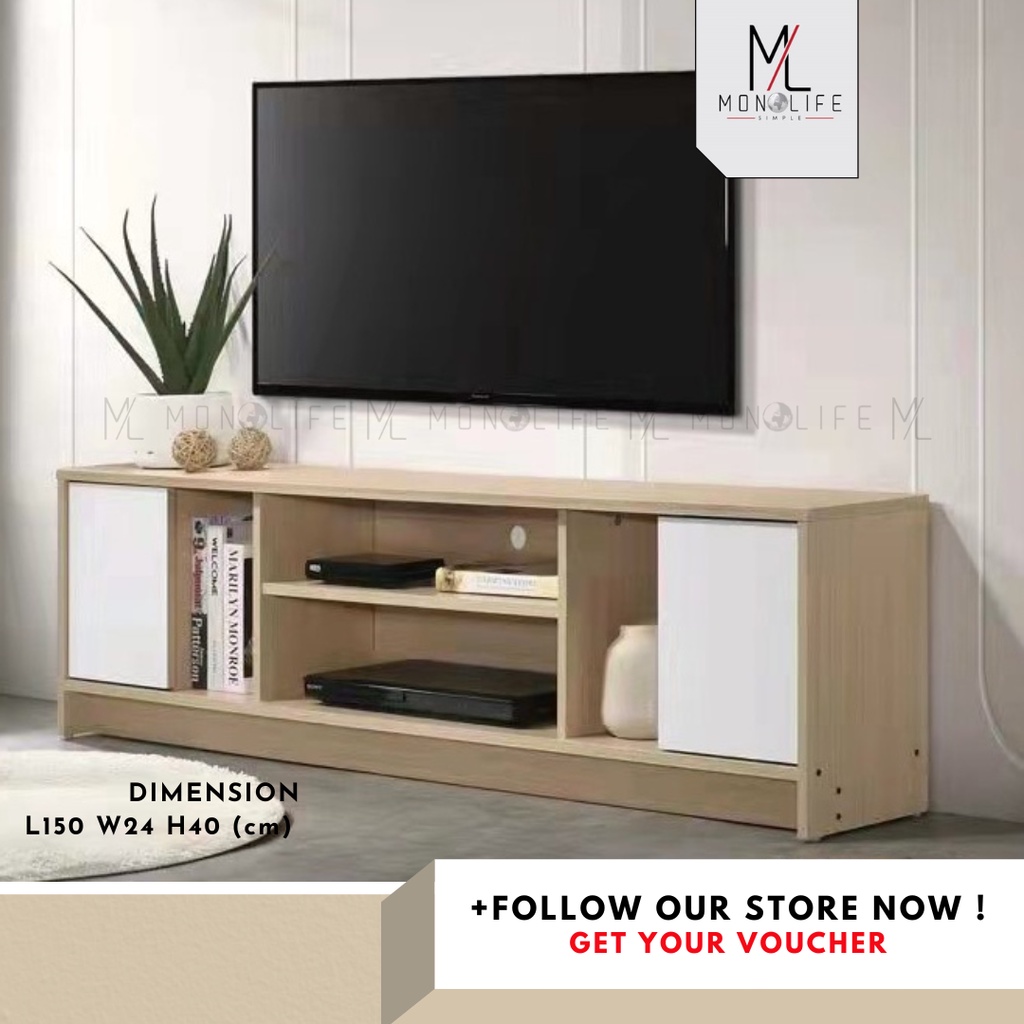 5 Feet TV Cabinet / TV Console / Tv Media Storage Cabinet / TV RAK ...