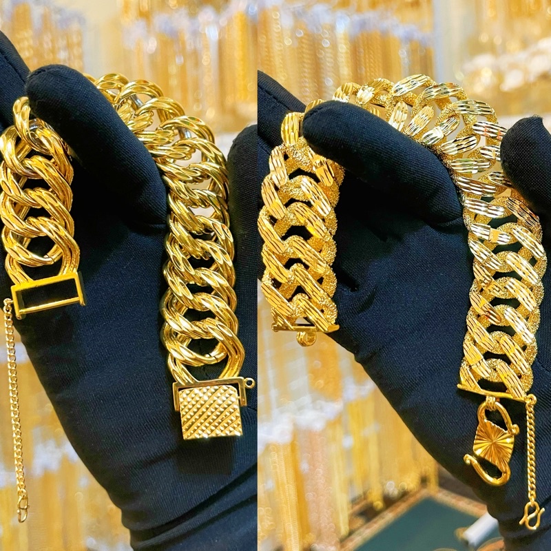 RANTAI TANGAN LIPAN PASIR / RANTAI TANGAN LIPAN KAIT PLAIN COP 916 ...