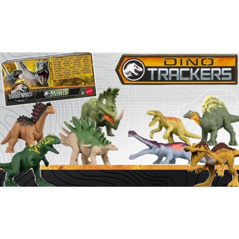 [To Choose] Mattel Jurassic World Dino Trackers Blind Bag Minis (1st ...