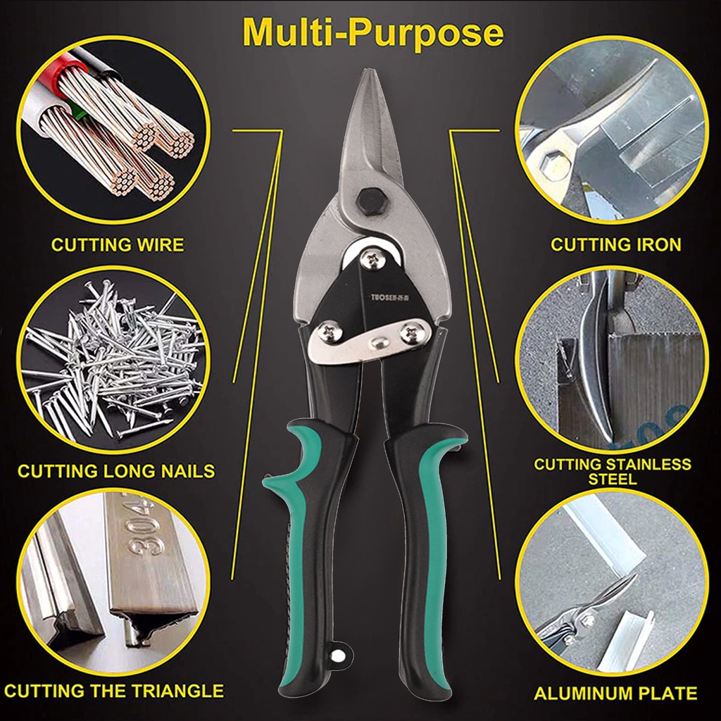 Aviation Snips GUNTING ZINK SHEAR STAINLESS STEEL SHEET METAL SCISSORS ...