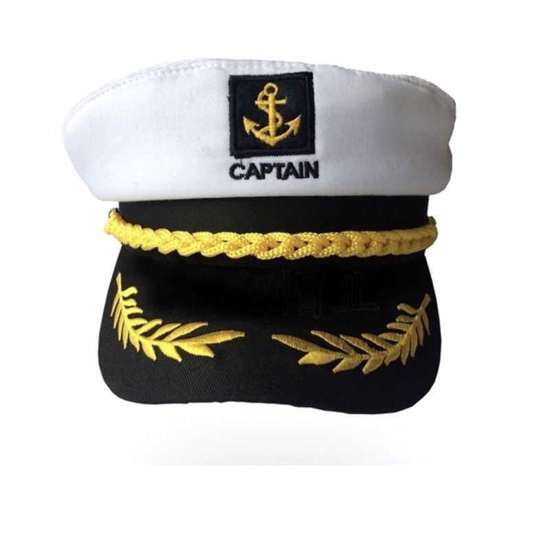 Navy Hat Topi Tentera Laut Costume Sailor Sea Captain | Shopee Malaysia