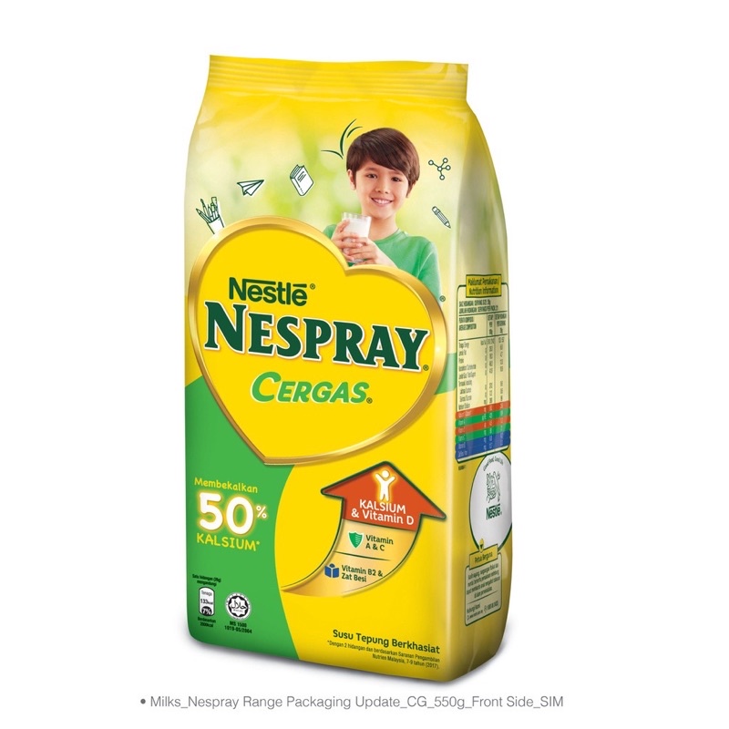 Nestle Nespray Cergas Susu Tepung 300g | Shopee Malaysia
