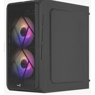 Aerocool CS-107 MINI TOWER Micro-ATX Casing With 3 FRGB Fans Included ...