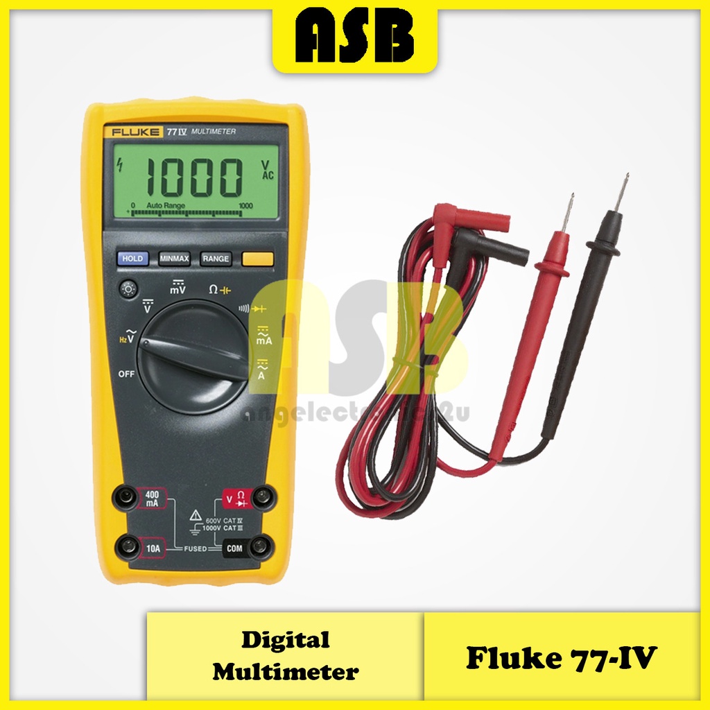 (1pc) Fluke 77 IV Digital Multimeter ( 362005032 ) | Shopee Malaysia