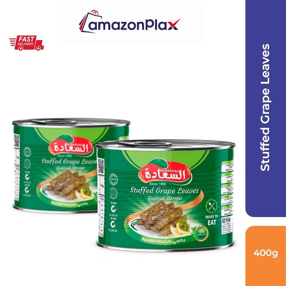 Al Saadah Stuffed Grape Leaves (400g) Dolmas | Shopee Malaysia