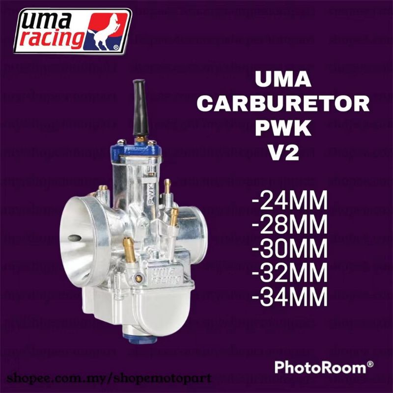 V1 V2 NEW 100%ORIGINAL UMA RACING CARBURETOR 24MM 28MM 30MM 32MM PWK ...
