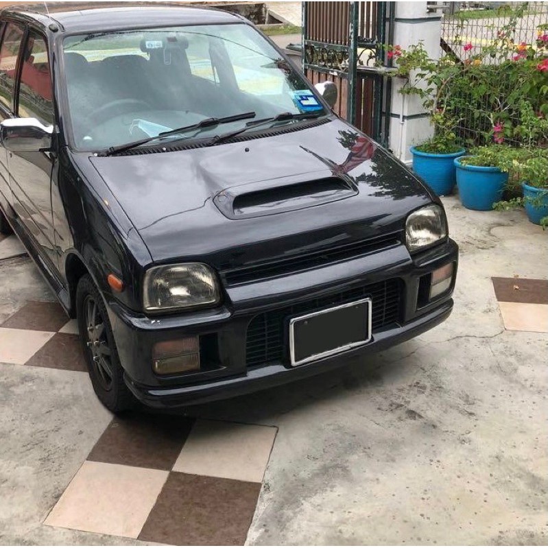 MIRA L2S TURBO FRONT BONNET BONET / KANCIL L200S SKOOP BESAR FIBER ...