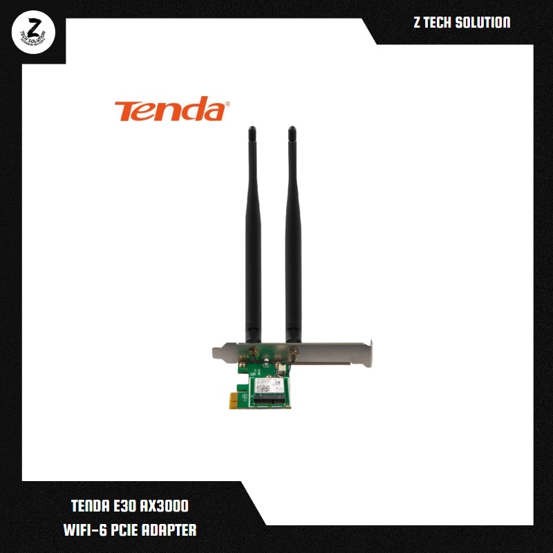 Tenda E30 AX3000 Wi-Fi 6 Bluetooth 5.0 PCIe Adapter | Shopee Malaysia