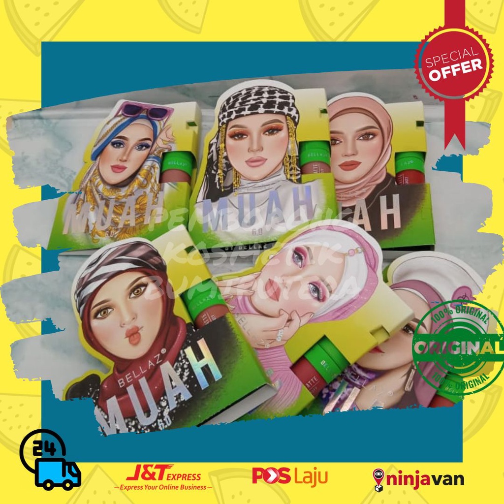 LIPMATTE MUA BELLA MUAH BELLAZ LIPMATTE BY MUA BELLA [READY STOCK 6 ...
