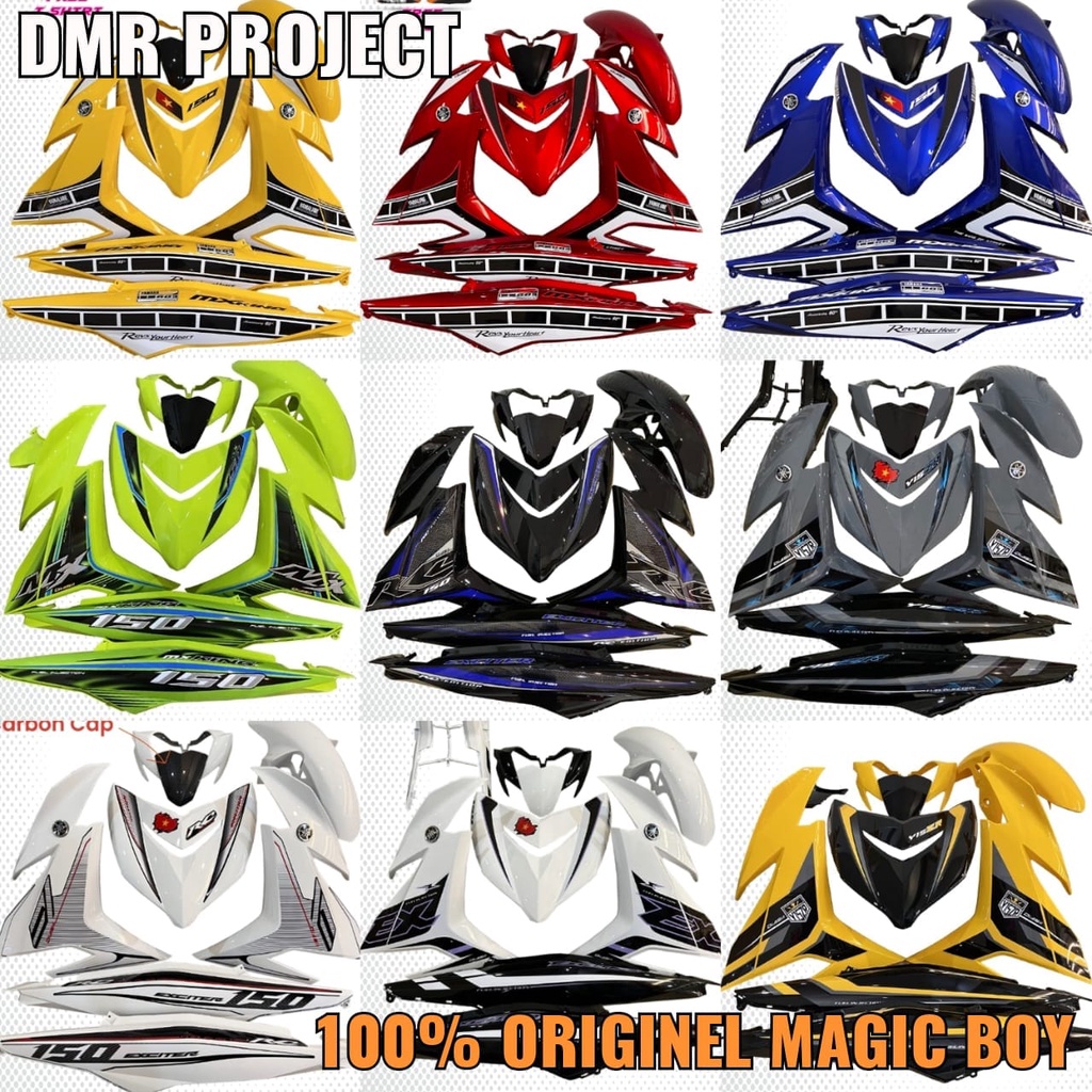 Y15 V1/V2 MAGIC BOY COVER SET Y15 EXCITER RC MX VIETNAM Y15 BODY COVER ...