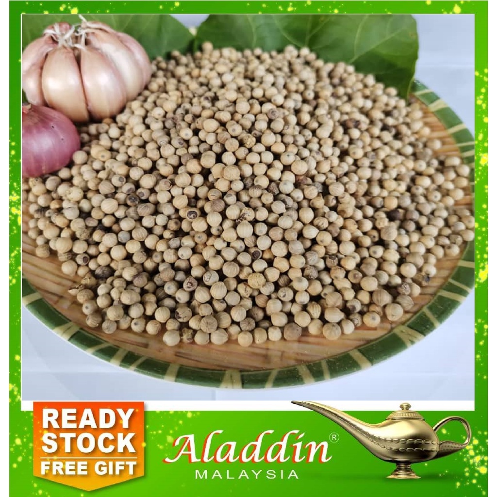 Aladdin Original White Black Pepper Sarawak /Lada Putih Hitam Sarawak ...