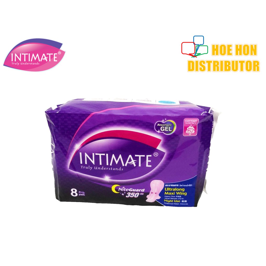 Intimate Ultra Long Maxi Wing Night Use / Nite Guard 350mm / 35cm 8 ...