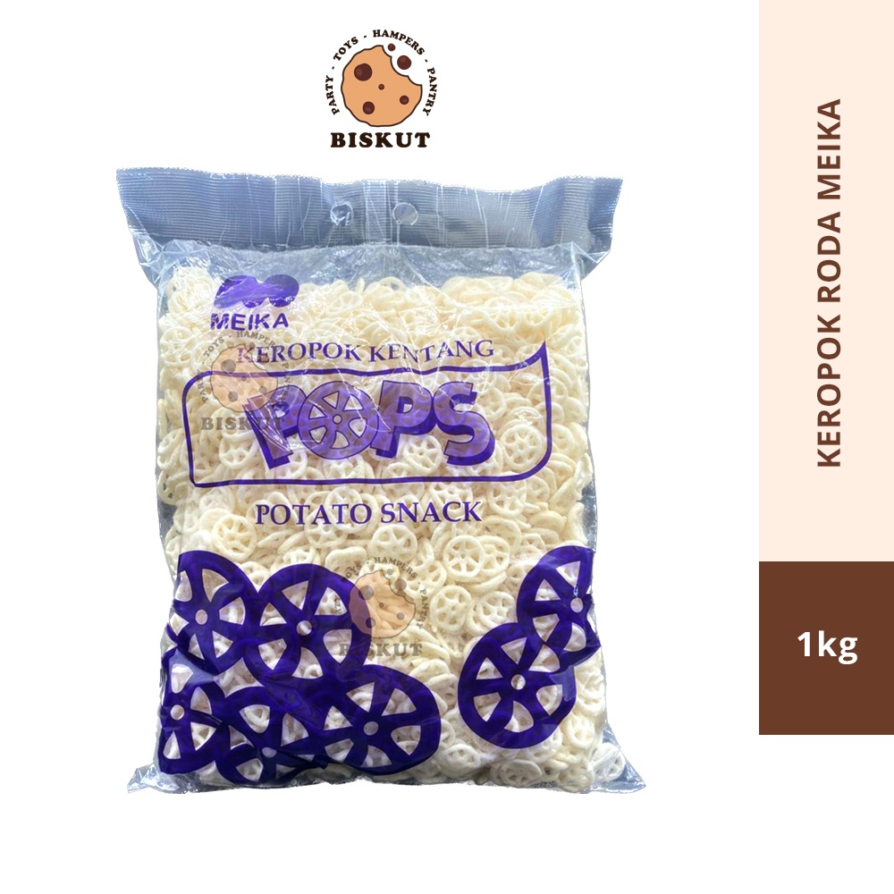 [KEROPOK RODA 1KG] MEIKA BRAND RODA 1KG/ KEROPOK TAYAR/ WHEEL SNACK ...