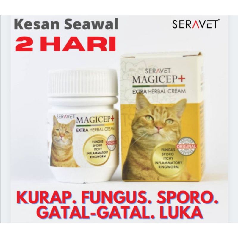 Krim kurap kucing (Magicep herbal cream 20g) | Shopee Malaysia