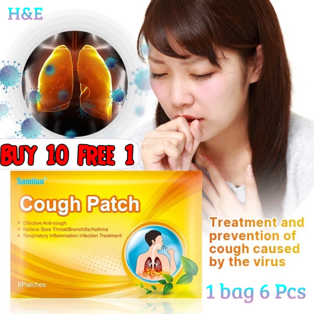 Cough Patches Sumifun Cough Acupoint Patches 6Pcs/Bag | Shopee Malaysia