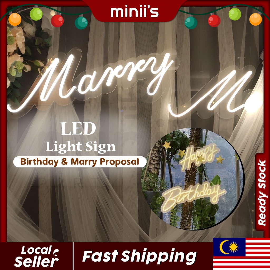 Miniis Marry Me Married Me Proposal Light Neon Neon Sign Happy Birthday ... Miniis Marry Me Married Me Proposal Light Neon Neon Sign Happy Birthday ...