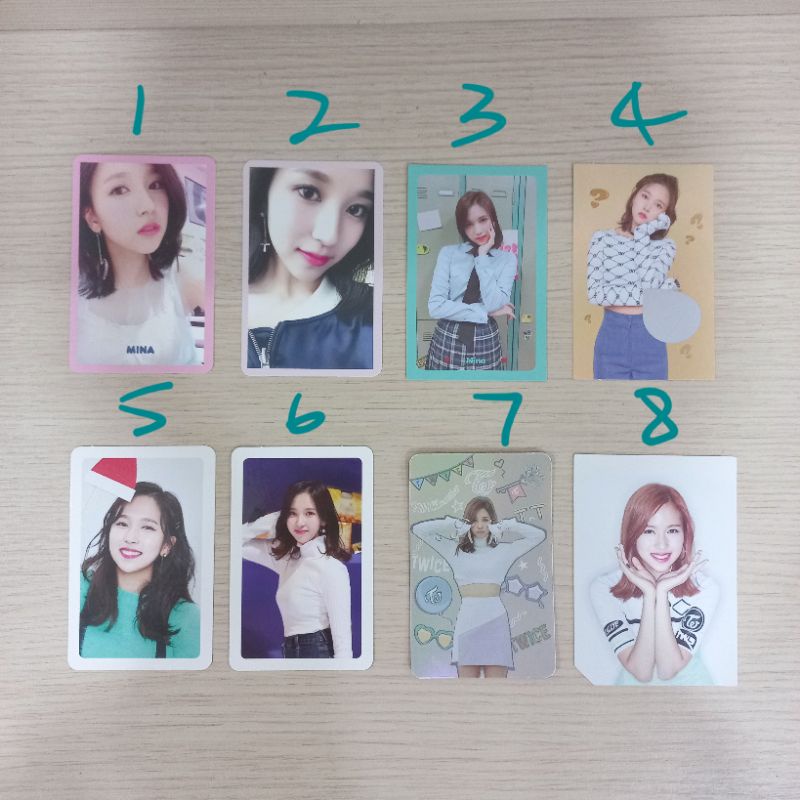 OFFICIAL TWICE ALBUM PHOTOCARD MINA | Shopee Malaysia