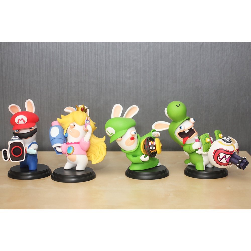 (DISPLAY UNIT) Mario + Rabbids Kingdom Battle Rabbid Risen Statue Six ...