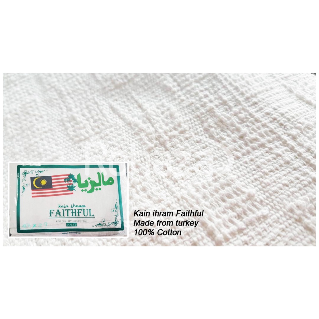 (Defect) Kain ihram standard size Reject | Umrahhaji | Shopee Malaysia