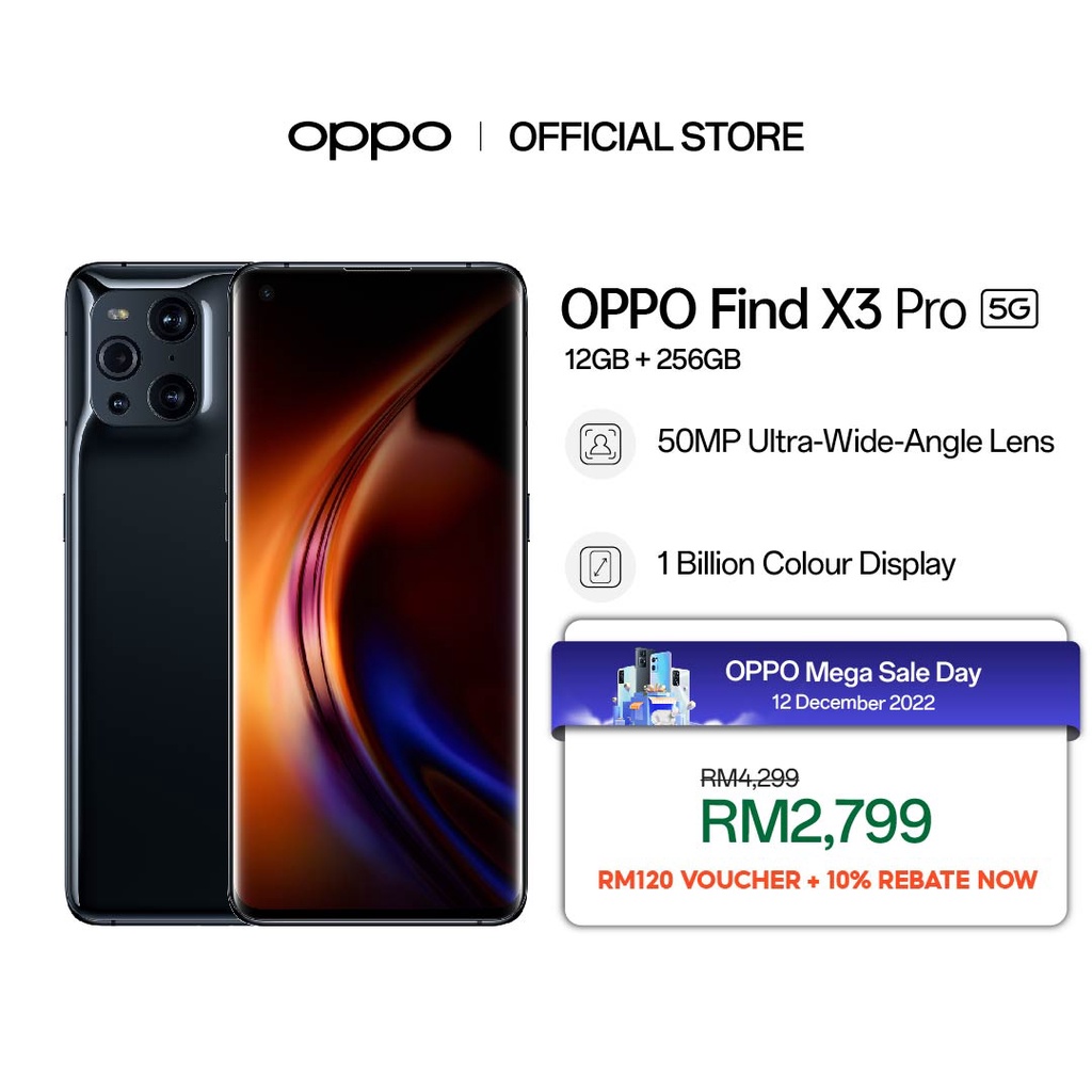 Oppo Find X3 Pro Price in Malaysia & Specs - RM2299 | TechNave