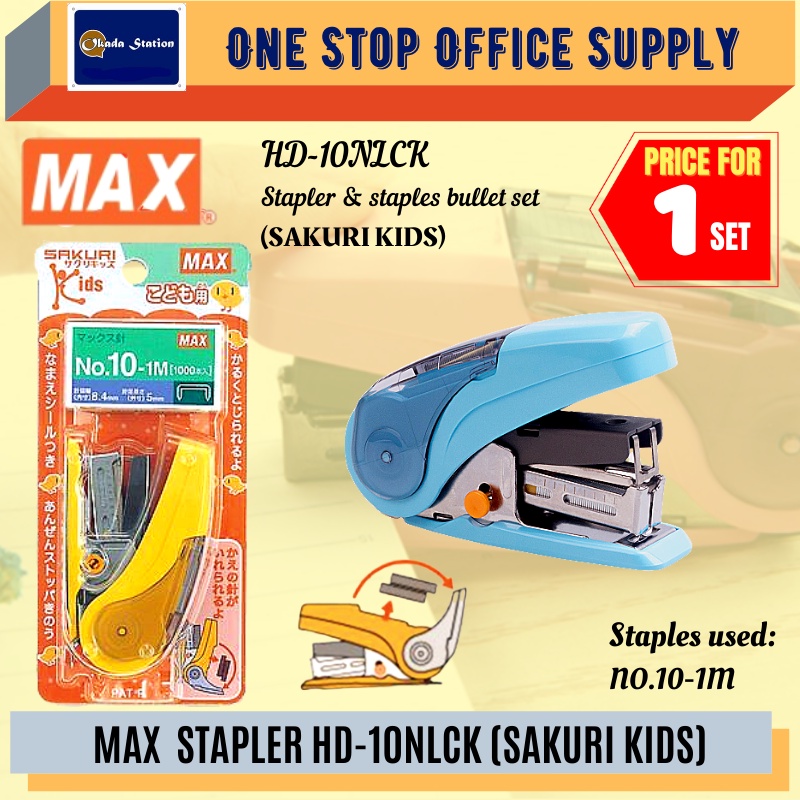 MAX FC STAPLER HD-10NLCK / MAX / STAPLER | Shopee Malaysia