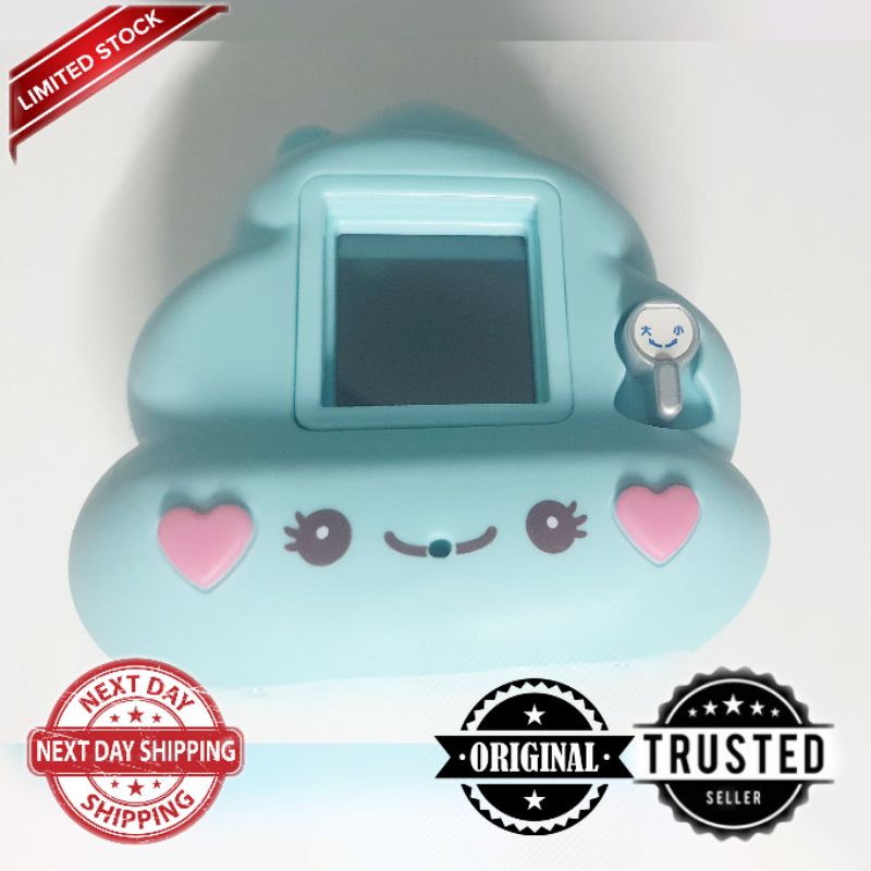 Original Fluffy Poop Fuwatchi Unchou Virtual Electronic Pet Blue Color ...