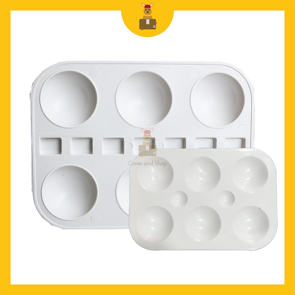 Watercolor Plastic Palette Palet Cat Air 6 Holes (Big & Small) | Shopee ...