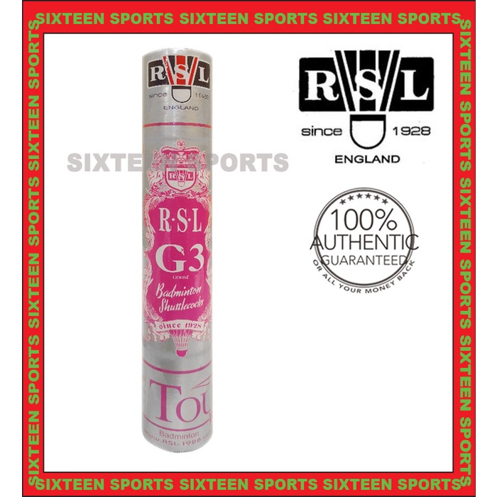 RSL G3 Shuttlecocks (12pcs in a tube) | Shopee Malaysia