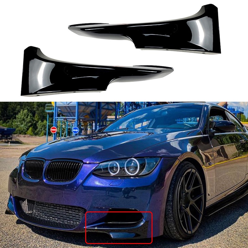 For BMW 3 Series E92 E93 Coupe M-Tech Carbon Car Front Bumper Side ...