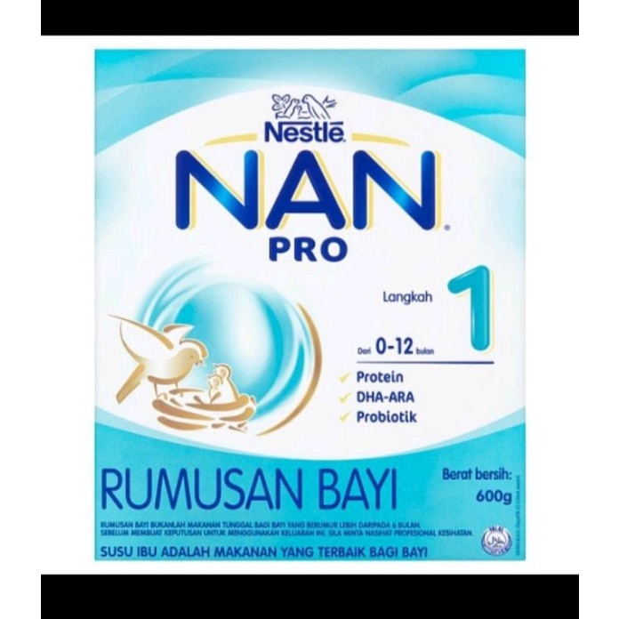 Nestle Nan Pro Step 1 Expired 31/05/2023 Weight 600gram | Shopee Malaysia