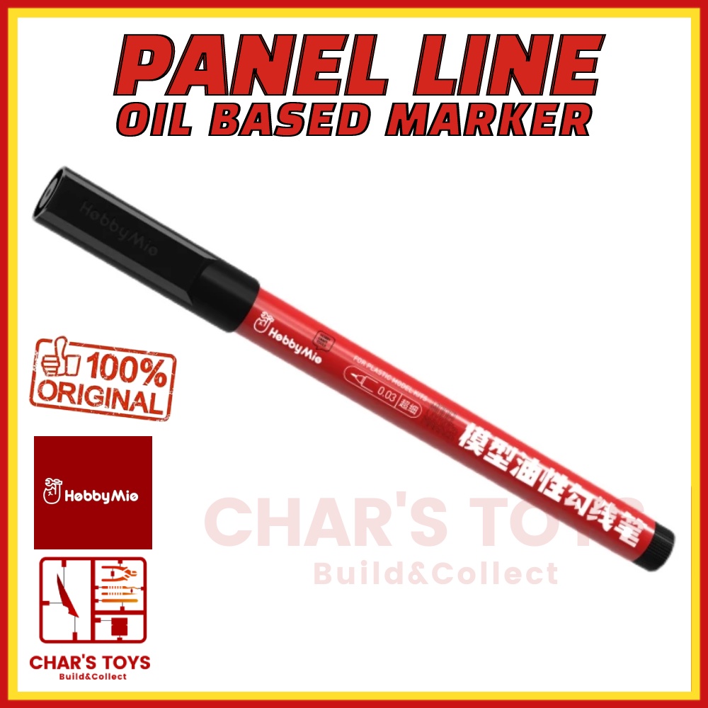 HOBBYMIO ULTRA FINE OIL BASED MARKER PANEL LINING ULTRA HIGH ADHESION ...