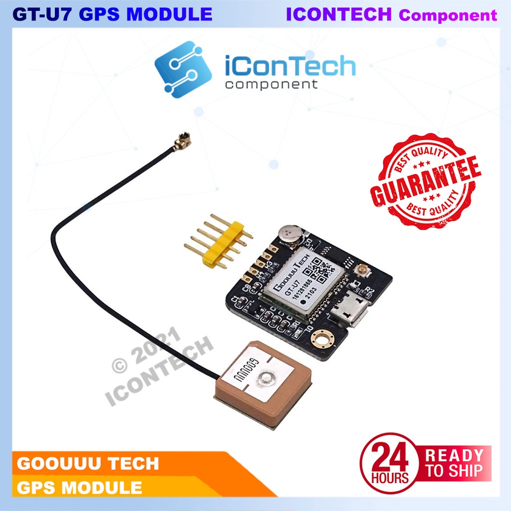 Gt U7 Gps Module Arduino Ublox Gps Gt U7 Goouuu Module Small Size Shopee Malaysia