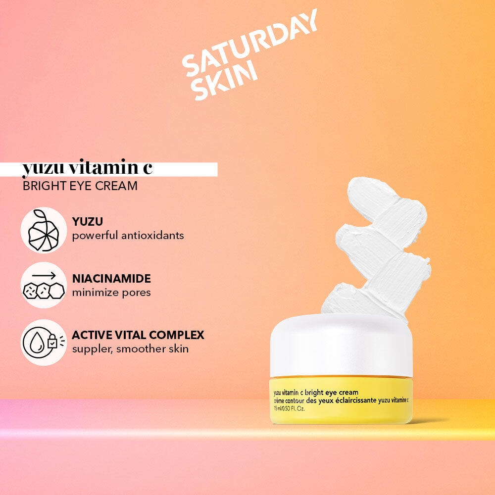 Saturday Skin Yuzu Vitamin C Bright Eye Cream 15 ML | Shopee Malaysia
