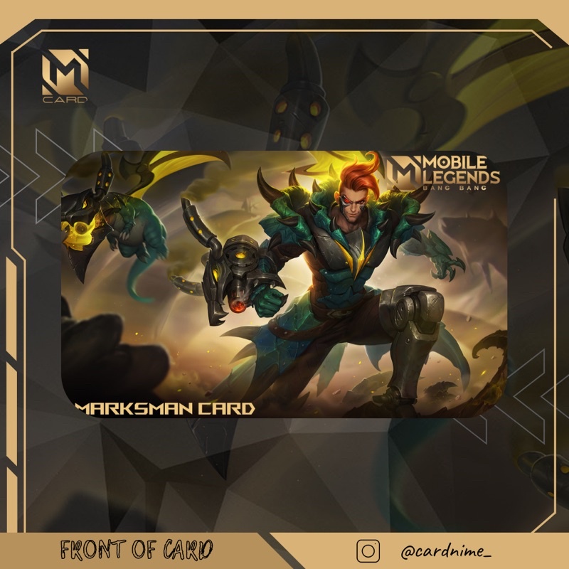Marksman Mobile Legend Custom Card ID ML | Shopee Malaysia